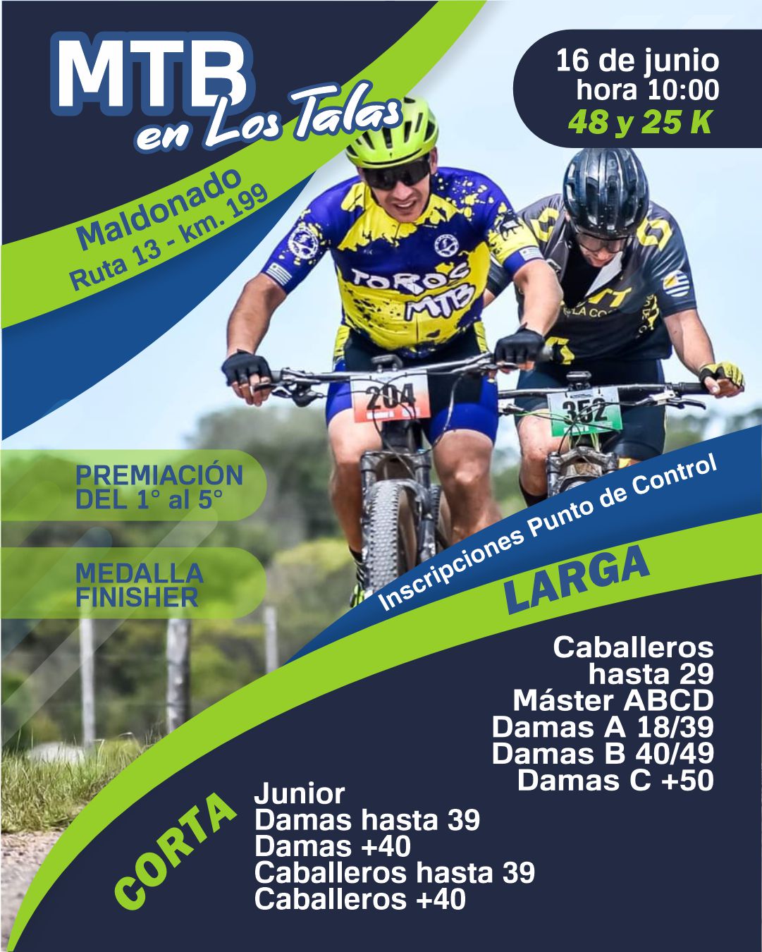 MTB en Los Talas – Punto de Control